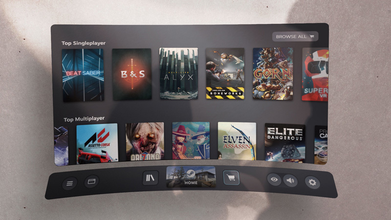 Steam vr supported devices store