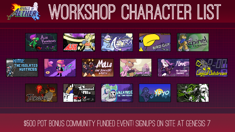 Steam :: Rivals of Aether :: Rivals Workshop Official Side Event at ...