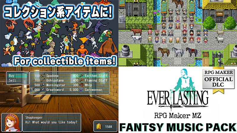 RPG Maker MV - Official DLC: Useful icons, Enemy assets, and a ...