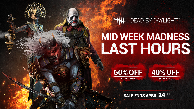 Steam :: Dead by Daylight :: Mid Week Madness Sale ends soon!