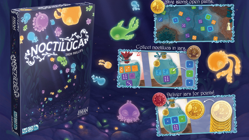 Tabletopia - Noctiluca shine beautifully at night - Steam News