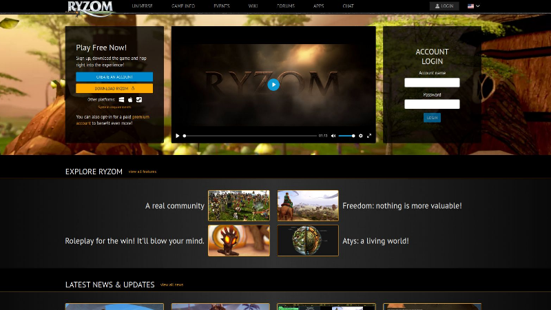 Ryzom - Come and discover Ryzom's new website! - Steam News