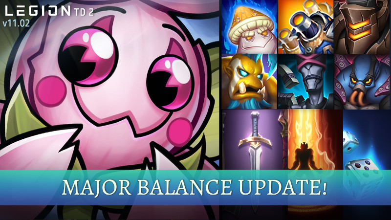 Legion TD 2 - Multiplayer Tower Defense - v11.02 Major Update - Steam News