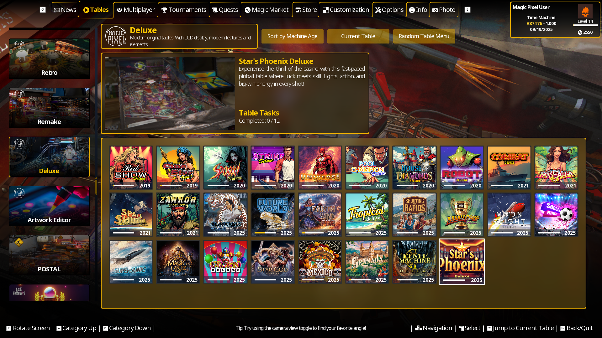 Update #106: A New Era, Star’s Phoenix Deluxe, Tournaments and more ...