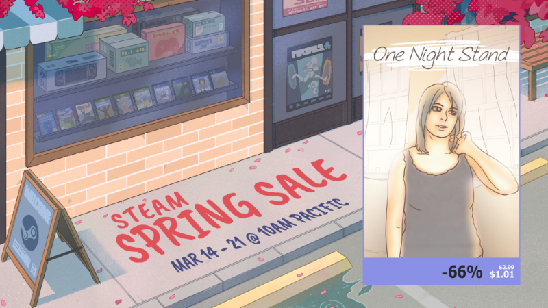 One Night Stand - Steam Spring Sale 2024 - Steam News