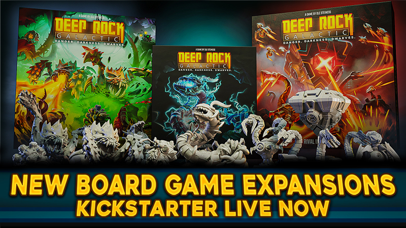 Deep Rock Galactic - The Deep Rock Galactic board game is getting three ...