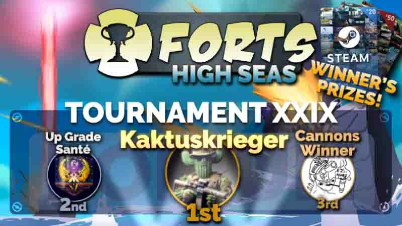 Steam :: Forts :: Forts Tournament XXIX - High Seas 2v2 - Winners!