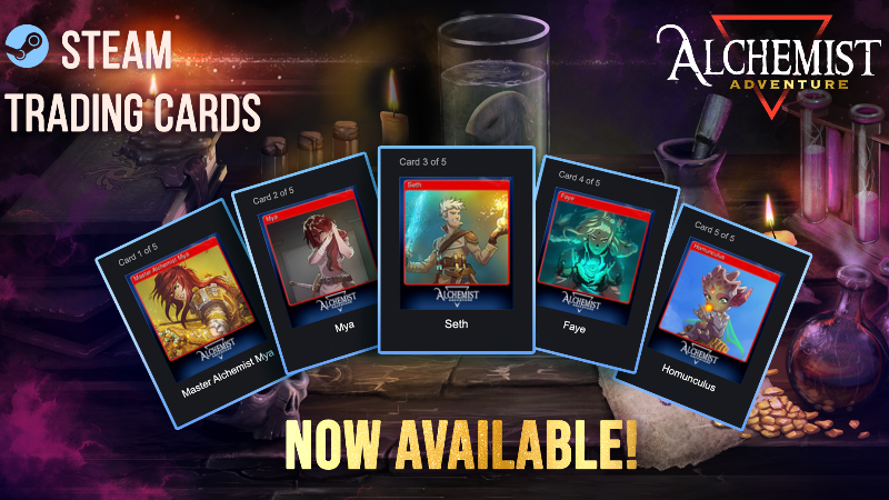 Steam :: Alchemist Adventure :: Steam Trading Cards now available!