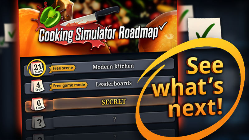 Cooking Simulator - Cooking Simulator Roadmap - Steam News