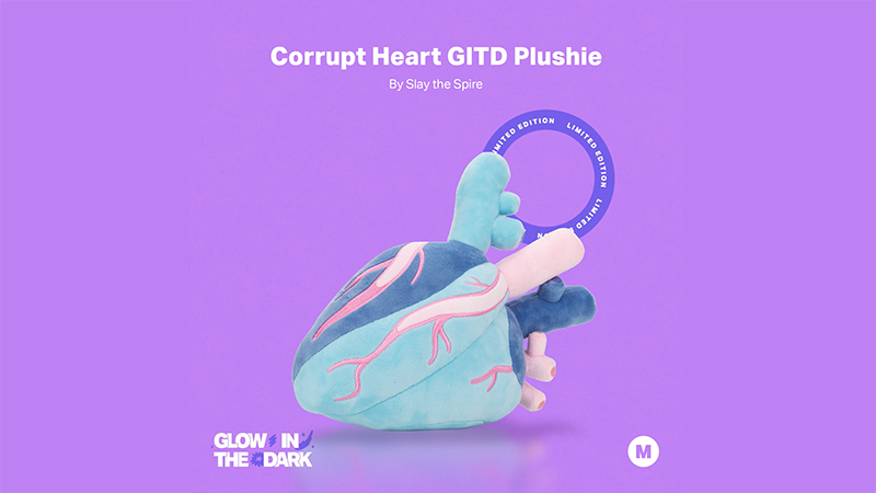 Slay the Spire - Limited Edition Glow-in-the-dark Corrupt Heart Plush ...