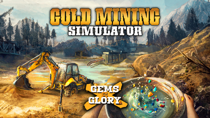 Gold Mining Simulator - Gold Mining Simulator – Gems & Glory DLC page ...