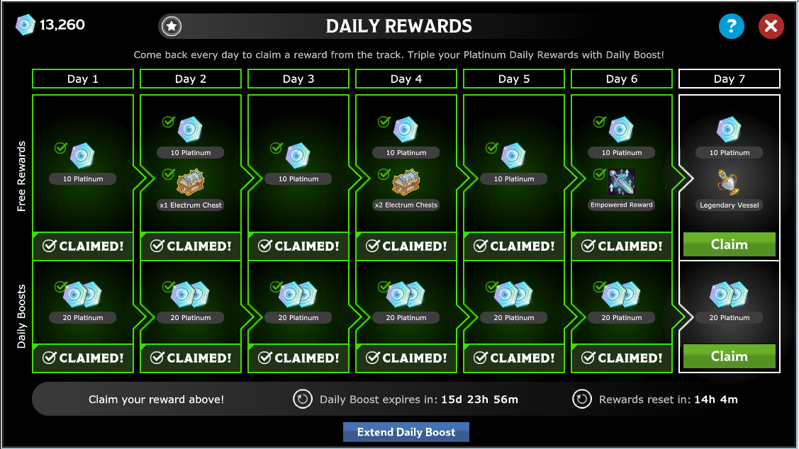 Log in and check it out!