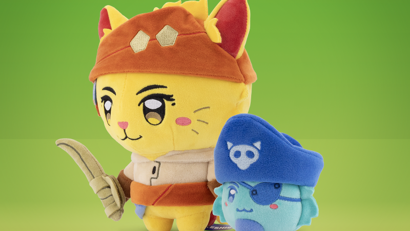 Cat Quest - Official Cat Quest III Seeker and Captain Cappey Plushie ...