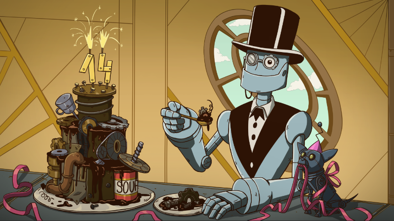 Steam :: 60 Parsecs! :: Happy Robot Gentleman 14th Anniversary. All ...