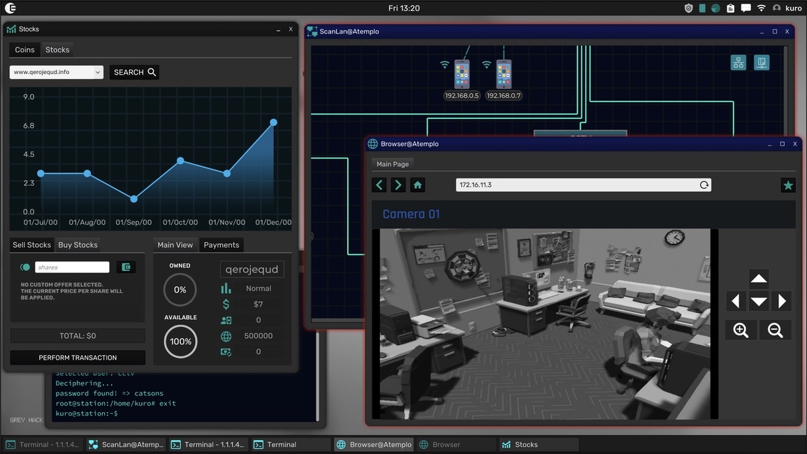 Update v0.9.5603 - Beta · Grey Hack update for 8 February 2025 · SteamDB