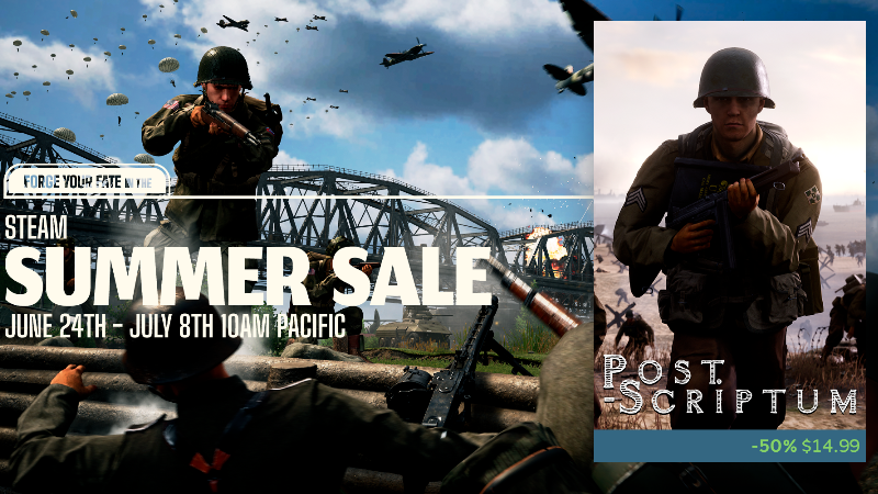 Squad 44 - Post Scriptum is 50% off for the Steam Summer Sale! - Steam News