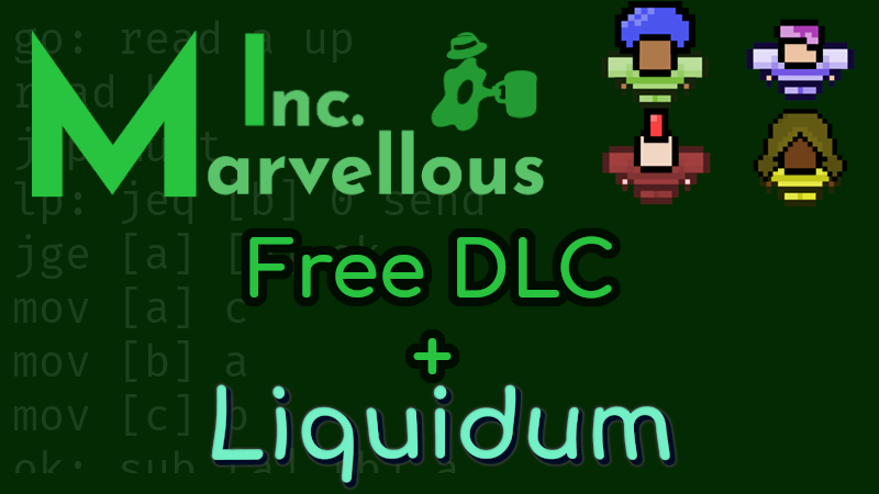 Marvellous Inc. - New Free DLC + New Game!!! - Steam News