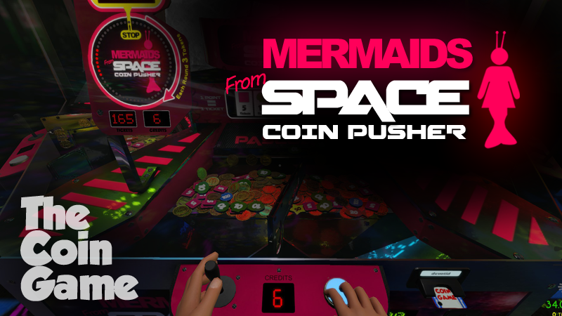 Steam :: The Coin Game :: New "Mermaids From Space" coin pusher and ...