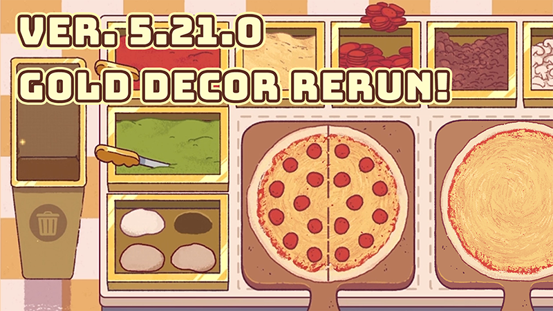 Good Pizza, Great Pizza - Cooking Simulator Game - Gold Decorations Are ...