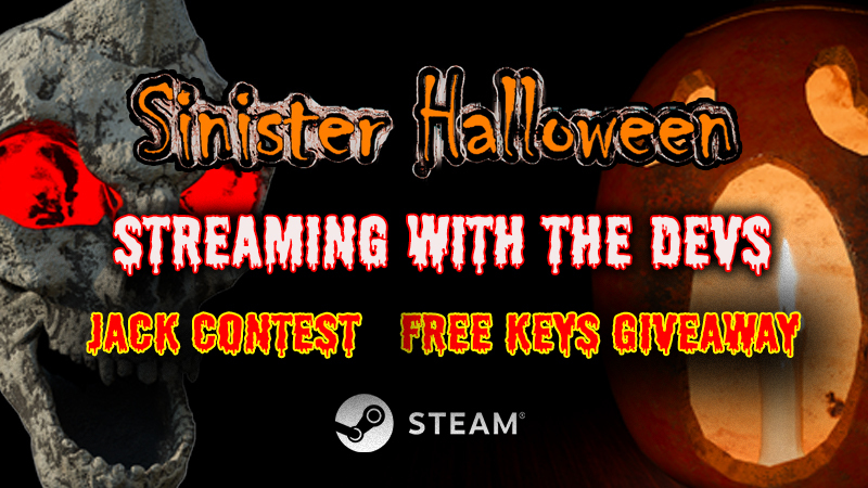 Sinister Halloween - Halloweens Developers Stream - Steam News