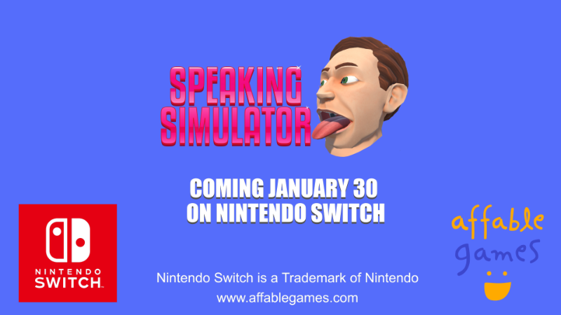 Speaking Simulator - Speaking Simulator - January 30 - Nintendo Switch ...