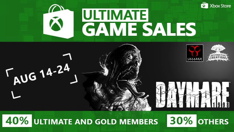 Daymare: 1998 - Daymare: 1998 of Xbox sale! - Steam News