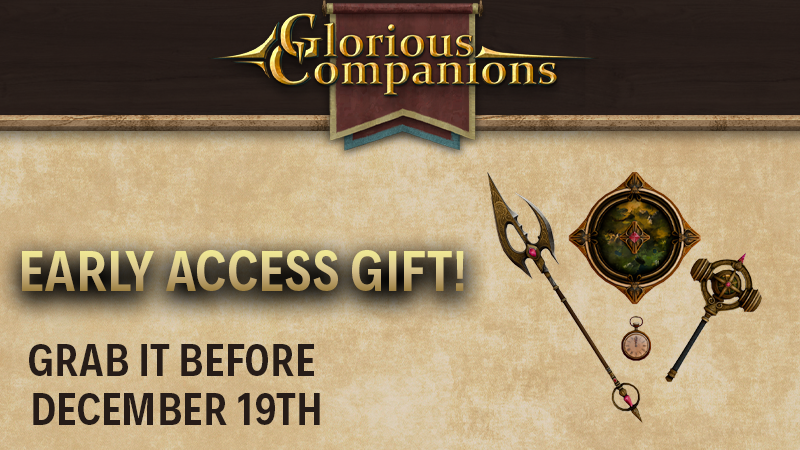 Glorious Companions - Preview + 🎁Early Access Gift! 🎁 - Steam News