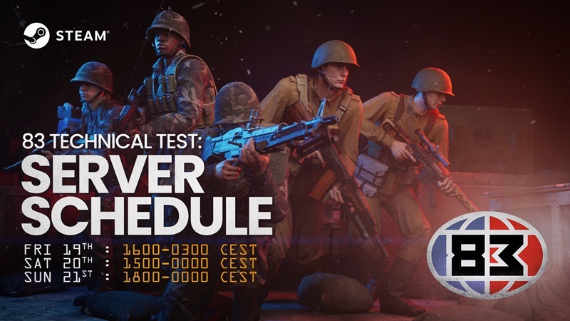 '83 - '83 Technical Test - September 19-21 - Steam News