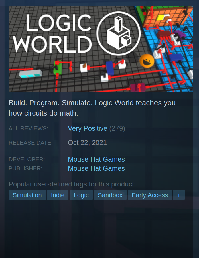 Logic World Wednesdays #124: Preview of the next preview · Logic World update for 7 November ...