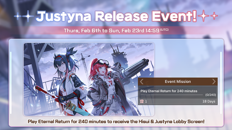 Steam :: Eternal Return :: Justyna Release Event!