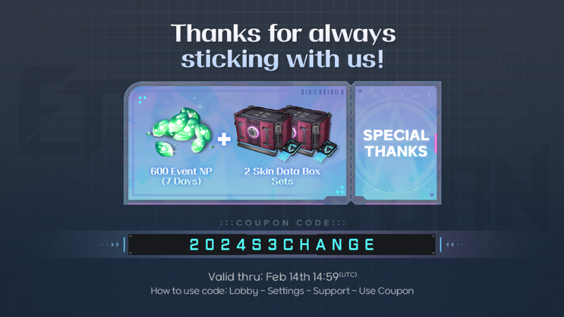 Eternal Return - Dev Stream NP Coupon - Steam News