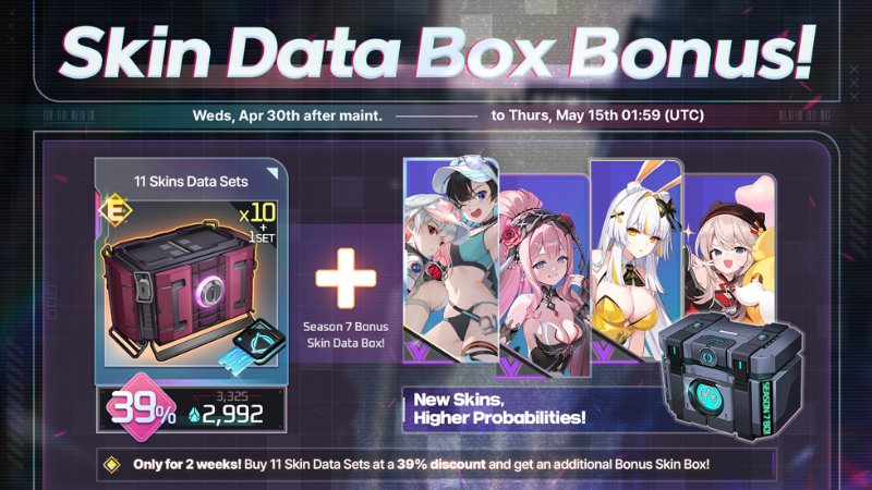 Steam :: Eternal Return :: Two Bonus Weeks: Skin Data Boxes