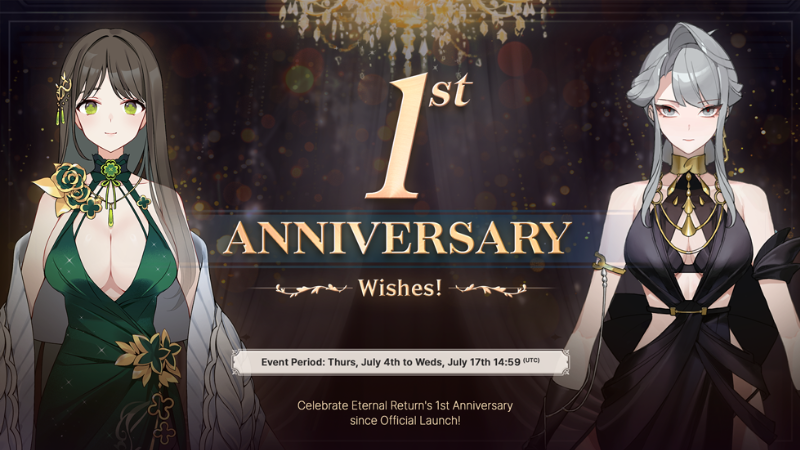 Steam :: Eternal Return :: 1st Anniversary Wishes Event & Skins Preview