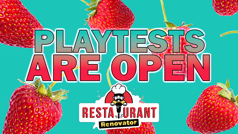 Restaurant Renovator - Playtests are open - Steam News