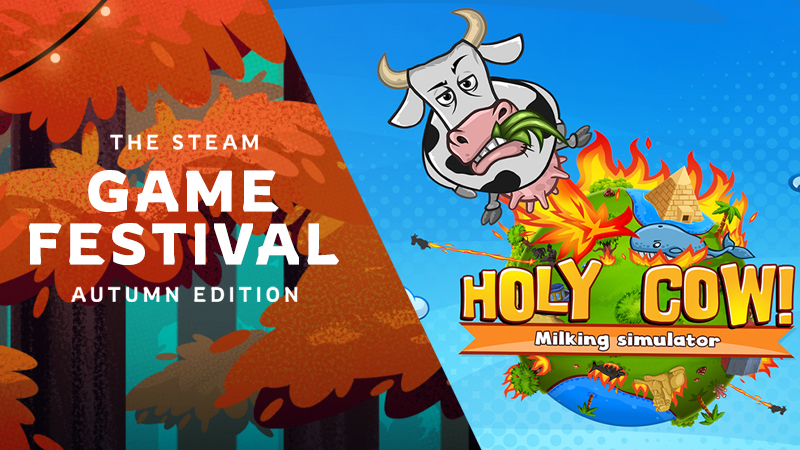 Steam :: HOLY COW! Milking Simulator :: Holy cow! It's Steam Festival!