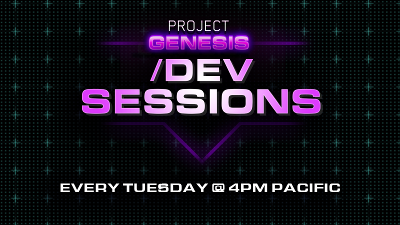 Steam :: Project Genesis :: Play with the Project Genesis Dev Team!
