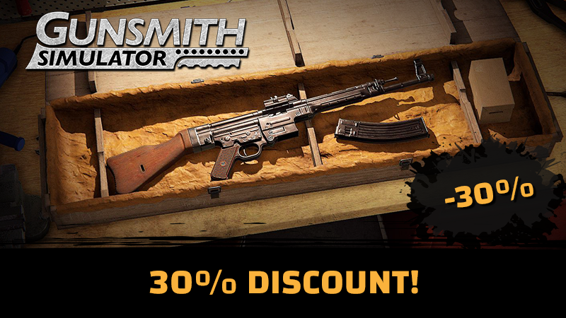 Gunsmith Simulator - 30% Discount! - Steam News
