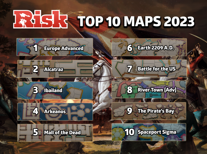 Risk: Global Domination Top 10 Maps 2023