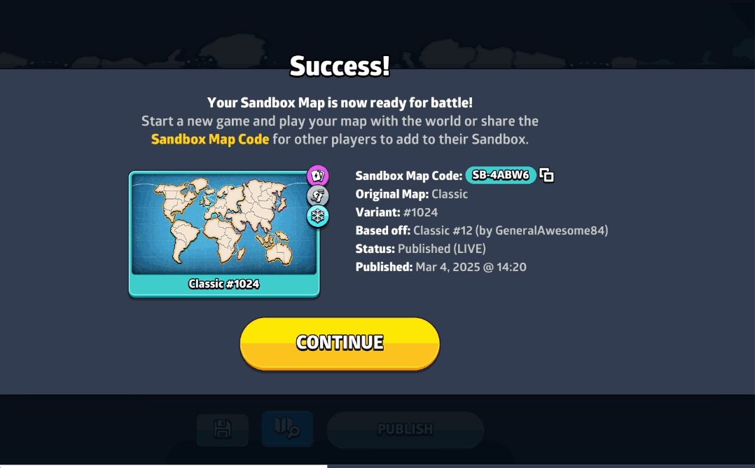 SANDBOX IS HERE! · RISK: Global Domination update for 9 December 2025 ...