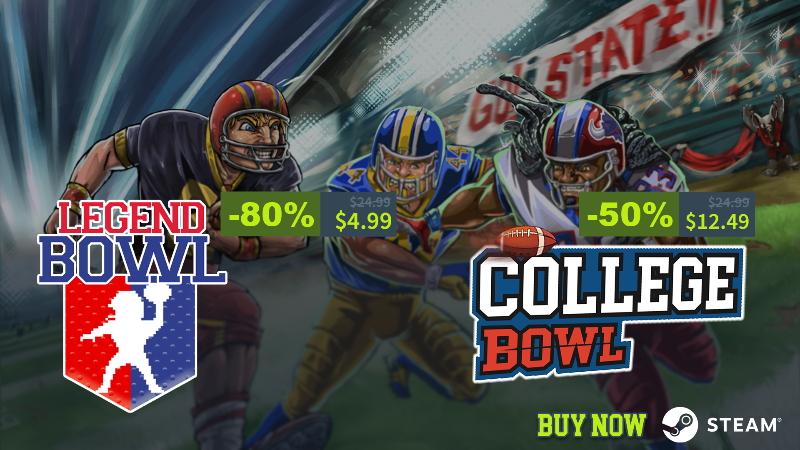 Legend Bowl - Draft Weekend SALE! - Steam News