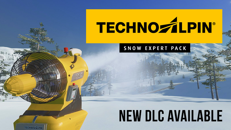 Winter Resort Simulator - TechnoAlpin - Snow Expert Pack available now ...