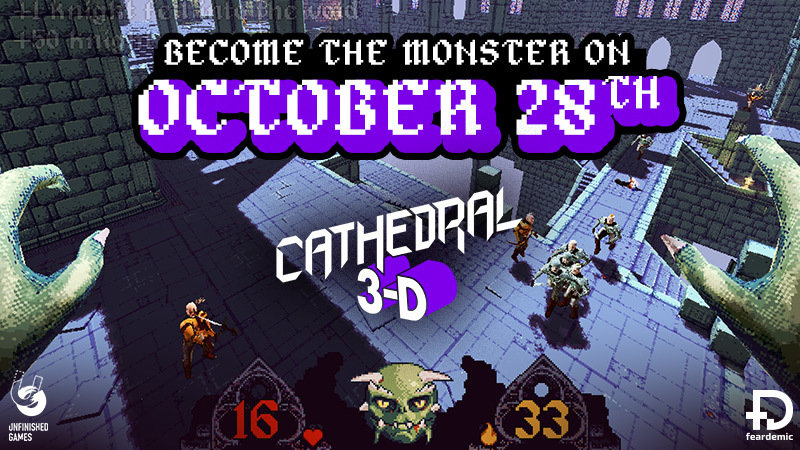 Cathedral 3-D - Become the Monster on October the 28th - Steam News