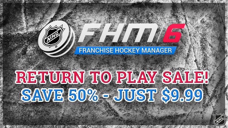 Steam :: Franchise Hockey Manager 6 :: NHL Return to Play Sale! FHM 6 ...