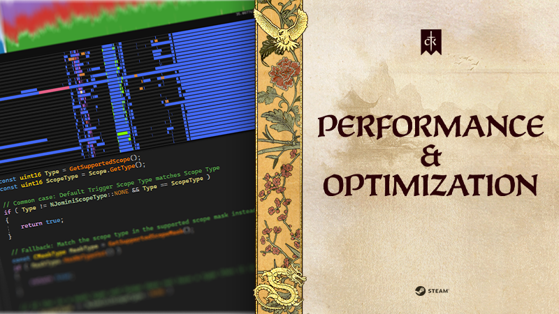 Crusader Kings III - Dev Diary 187 - Performance & Optimization - Steam News