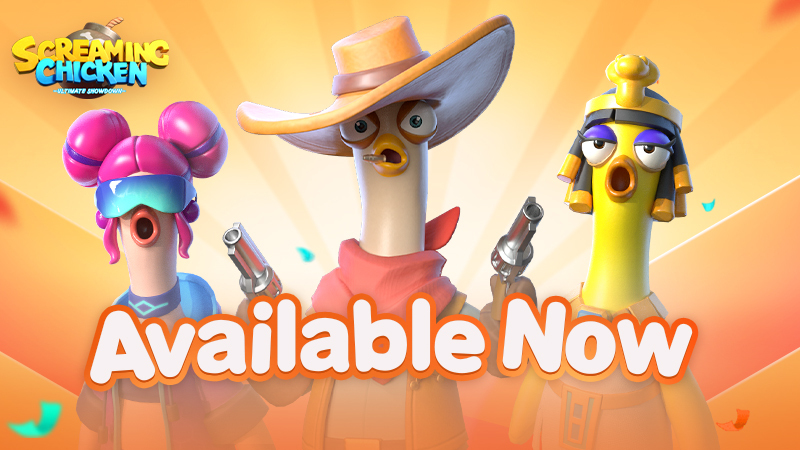 Available now! · Screaming Chicken: Ultimate Showdown update for 13 ...