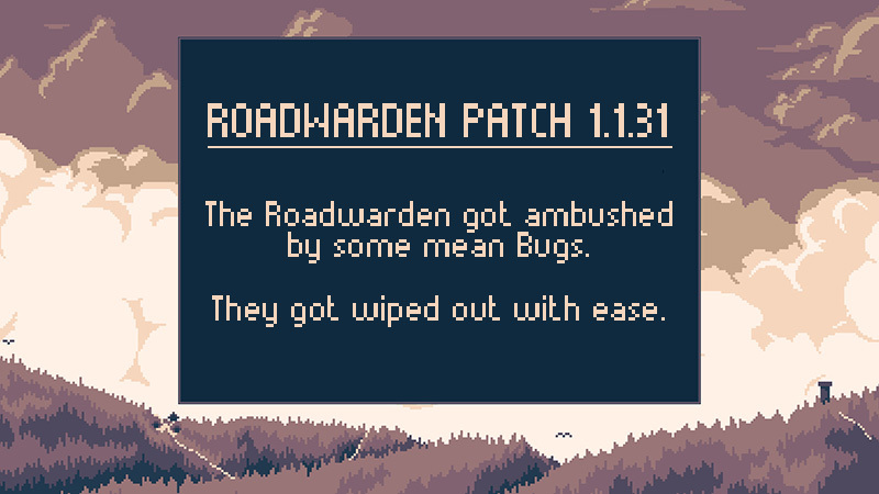 Steam :: Roadwarden :: Roadwarden Patch 1.1.31