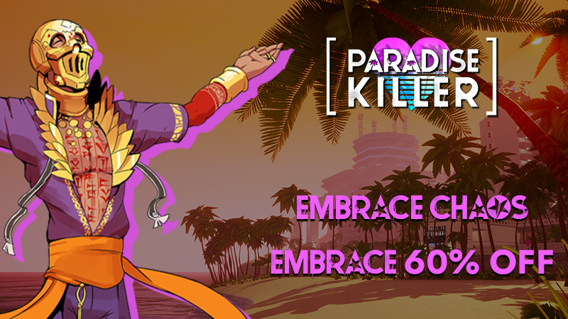 Paradise Killer - It's 'Chaos Never Dies Day' and Paradise Killer is 60 ...