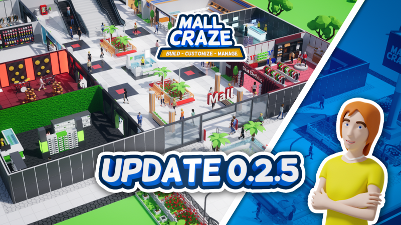 Mall Craze - Update 0.2.5 - New Pre-Made Level & Mini Scenarios - Steam ...