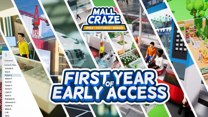 Mall Craze - First Year of Mall Craze Early Access - Steam News