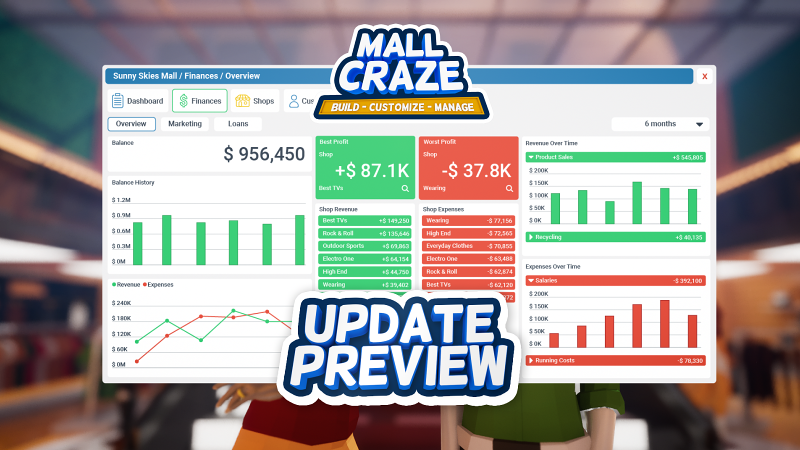 Mall Craze - Update Preview - What is coming next to Mall Craze ...